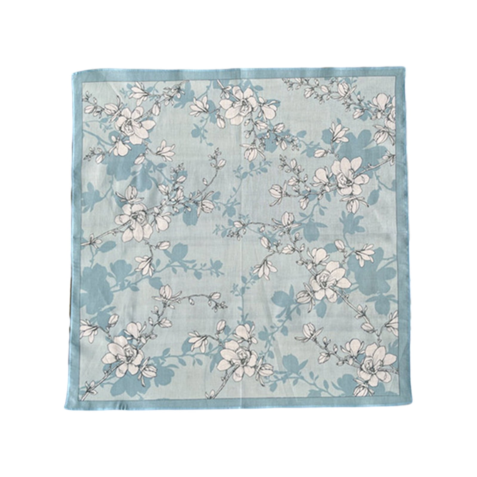 Colorful Hankie Women Handkerchiefs Polyester Floral Pattern Super Soft ...