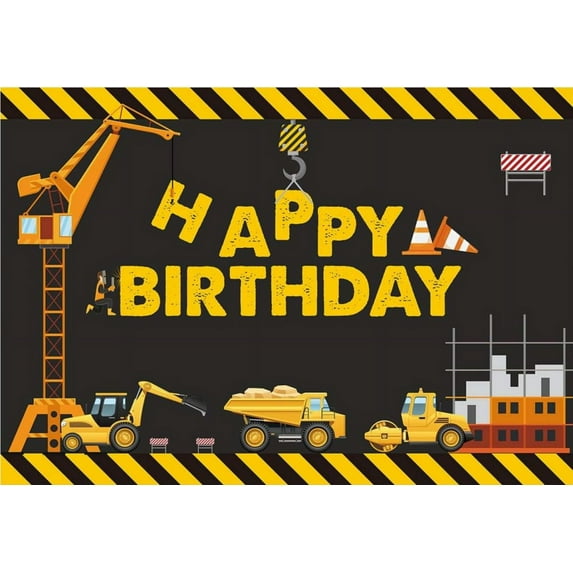 Colorful Happy Birthday Background Stripe Girl Baby Shower Party Banner ...