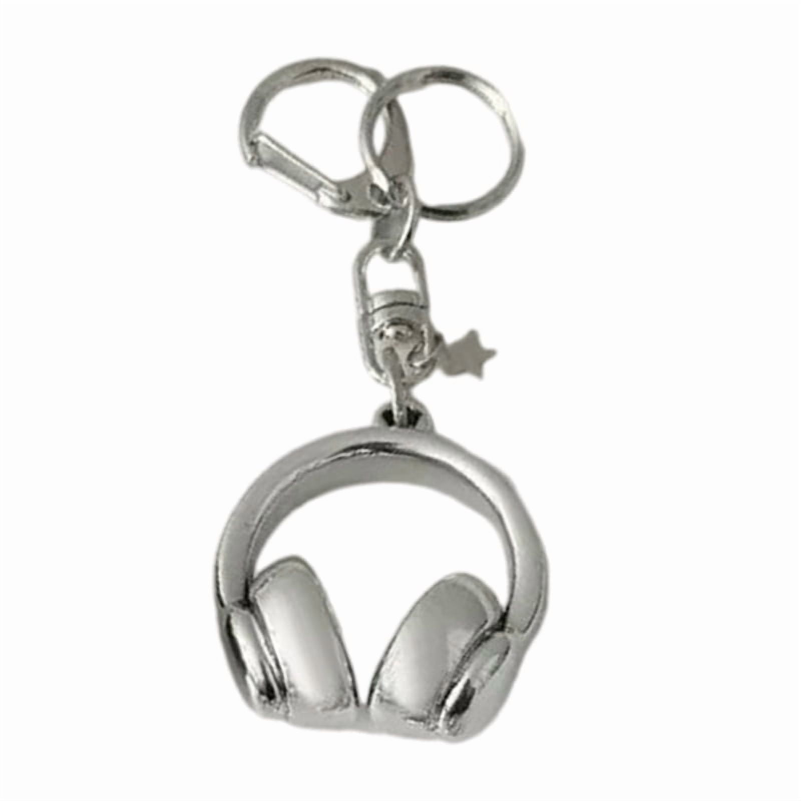Yiran Gradient 3D Headphone Keychain, Silver, 1 Pack - Walmart.com
