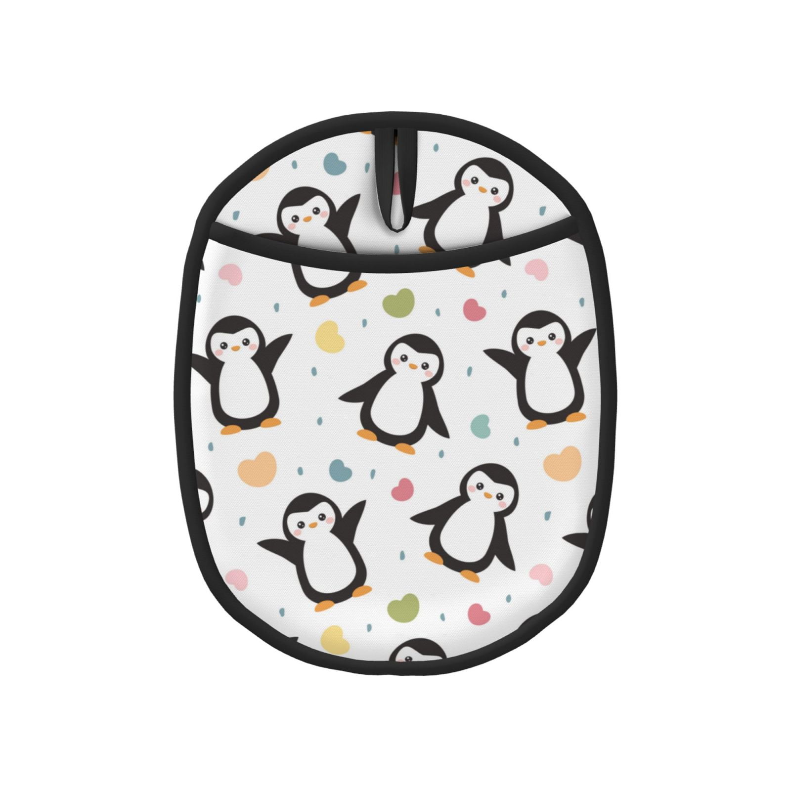 Colorful Hearts Penguin Pot Holders for Kitchen - Heat Resistant Oven ...