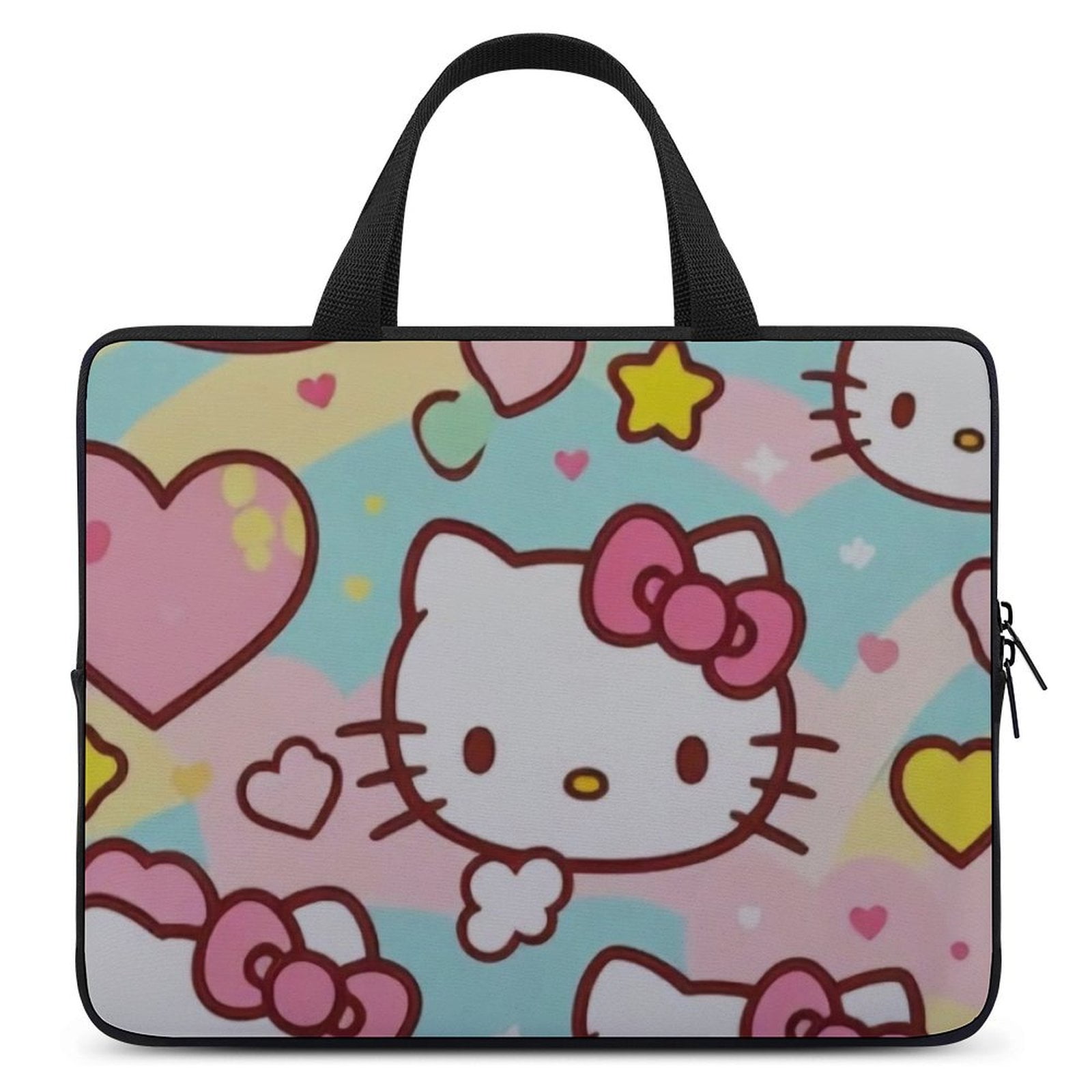 Colorful Hello Kitty Laptop Bag,Laptop Tote Bag for Women Men 13 Inch ...