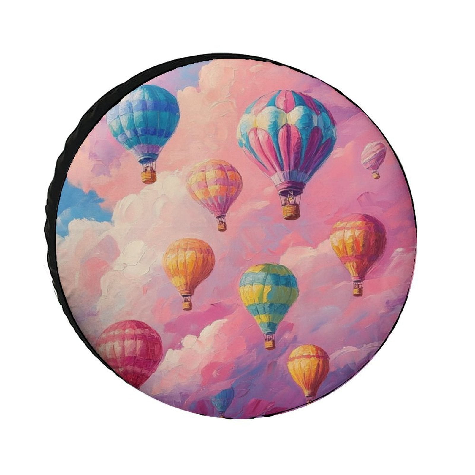 Colorful Hot Air Balloons Camper Spare Tire Cover Gifts for Hot Air ...