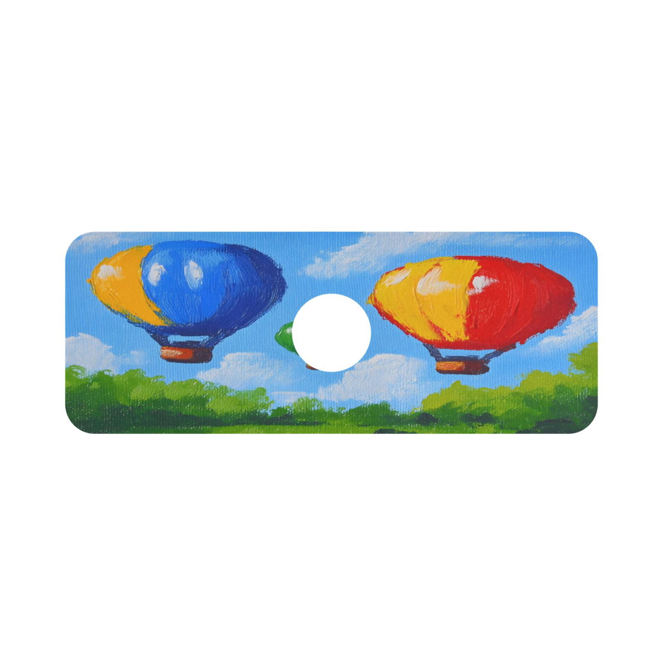 Colorful Hot Air Balloons Single Compact Faucet Drying Pad 14.7x5.4in ...
