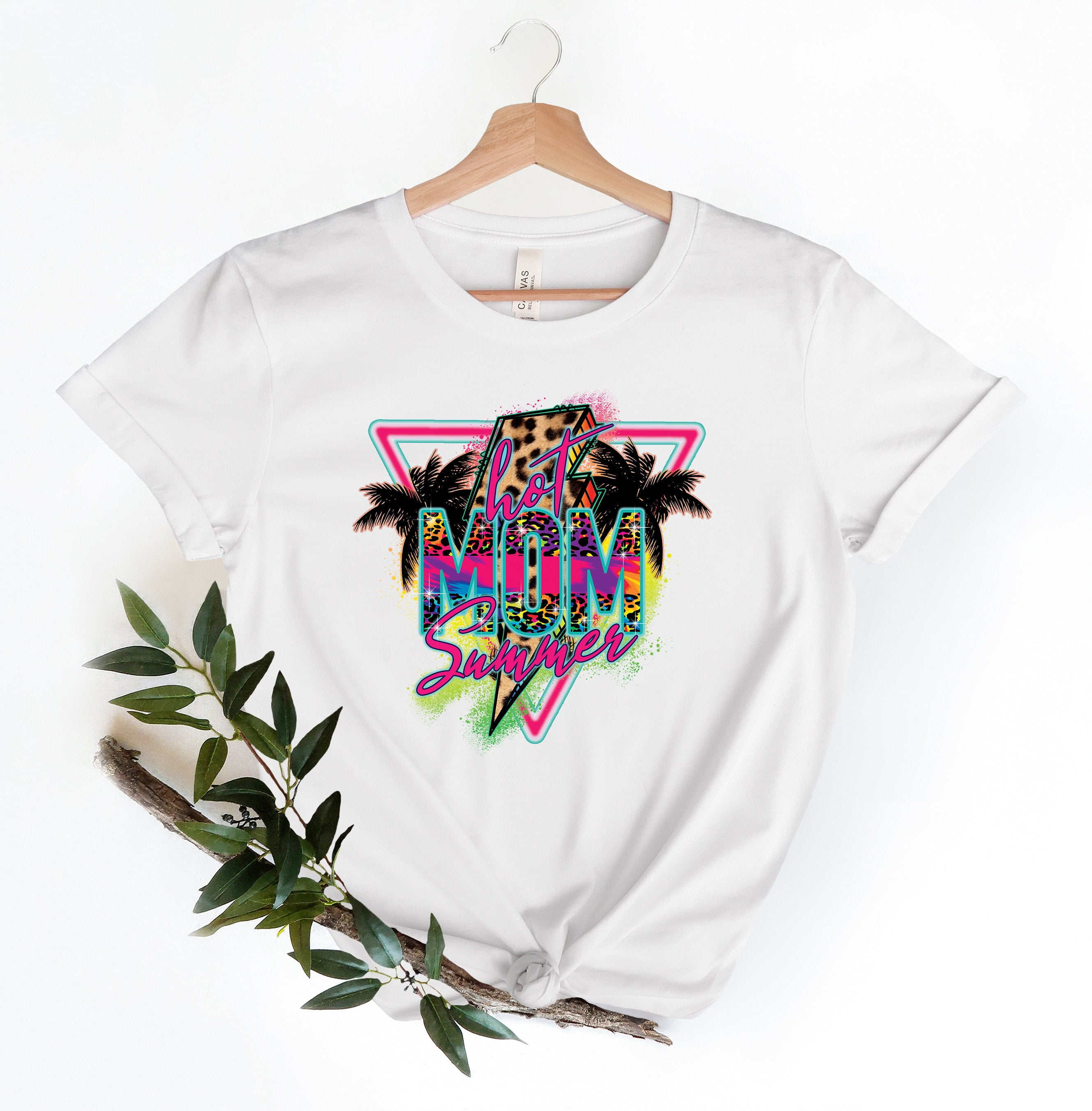 Colorful Hot Mom Summer Shirt Hot Mom Summer Shirt Summer Shirt Mom ...