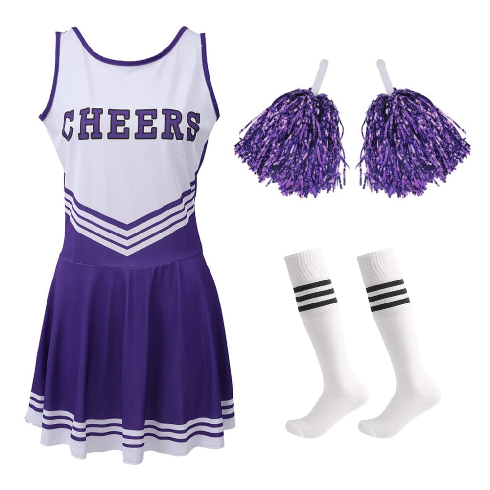 Colorful House Cheerleader Costume For Women Musical Uniform Fancy ...