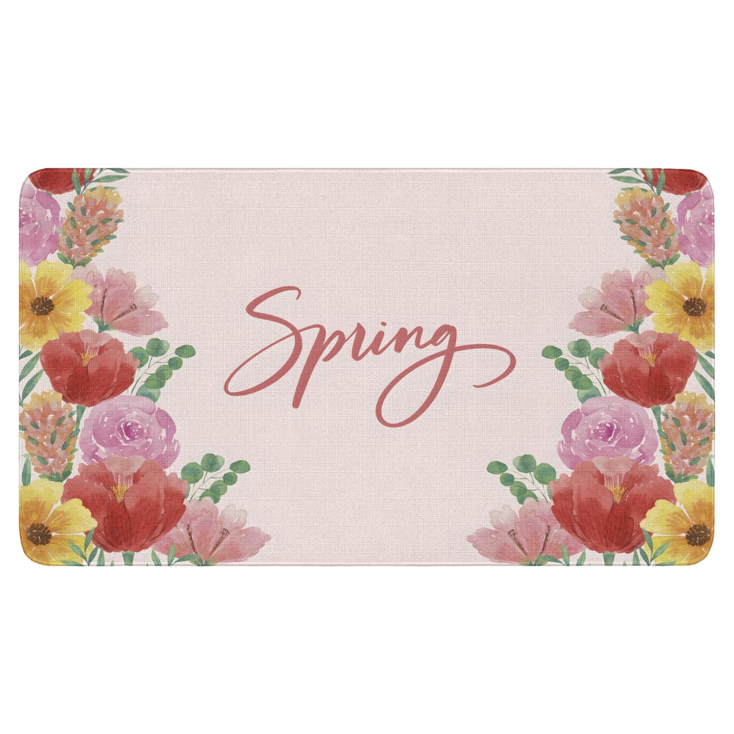 Colorful Hydrangea Floral Doormat - Brighten Up Your Entrance - Anti ...