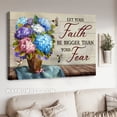 Colorful Hydrangea Green Hummingbirds Let Your Faith Be Bigger - Jesus ...