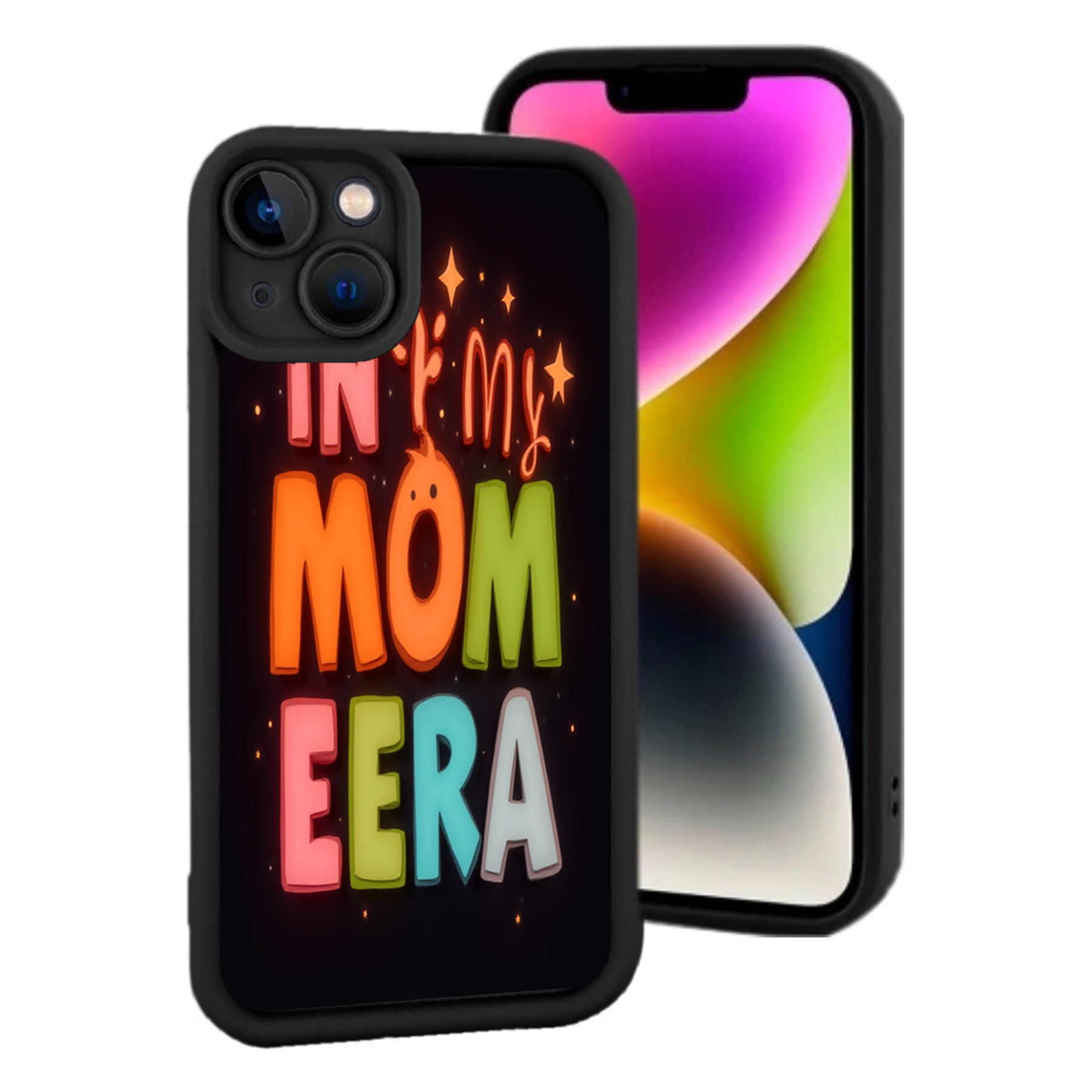 Colorful ' IN MY MOM ' iPhone 15 Case - Lightweight Yellowing Resistant ...