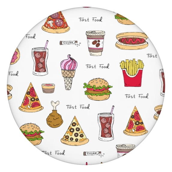 Colorful Ice Cream Dessert Tablecloth Sweet Treats Summer Food Pattern ...