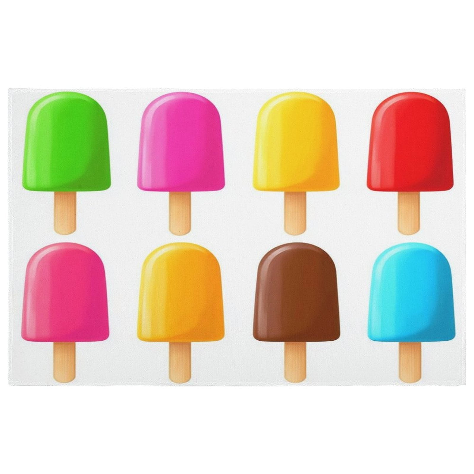 Colorful Ice Cream Pops Adult Home Decor Bedroom Living Room Crystal ...