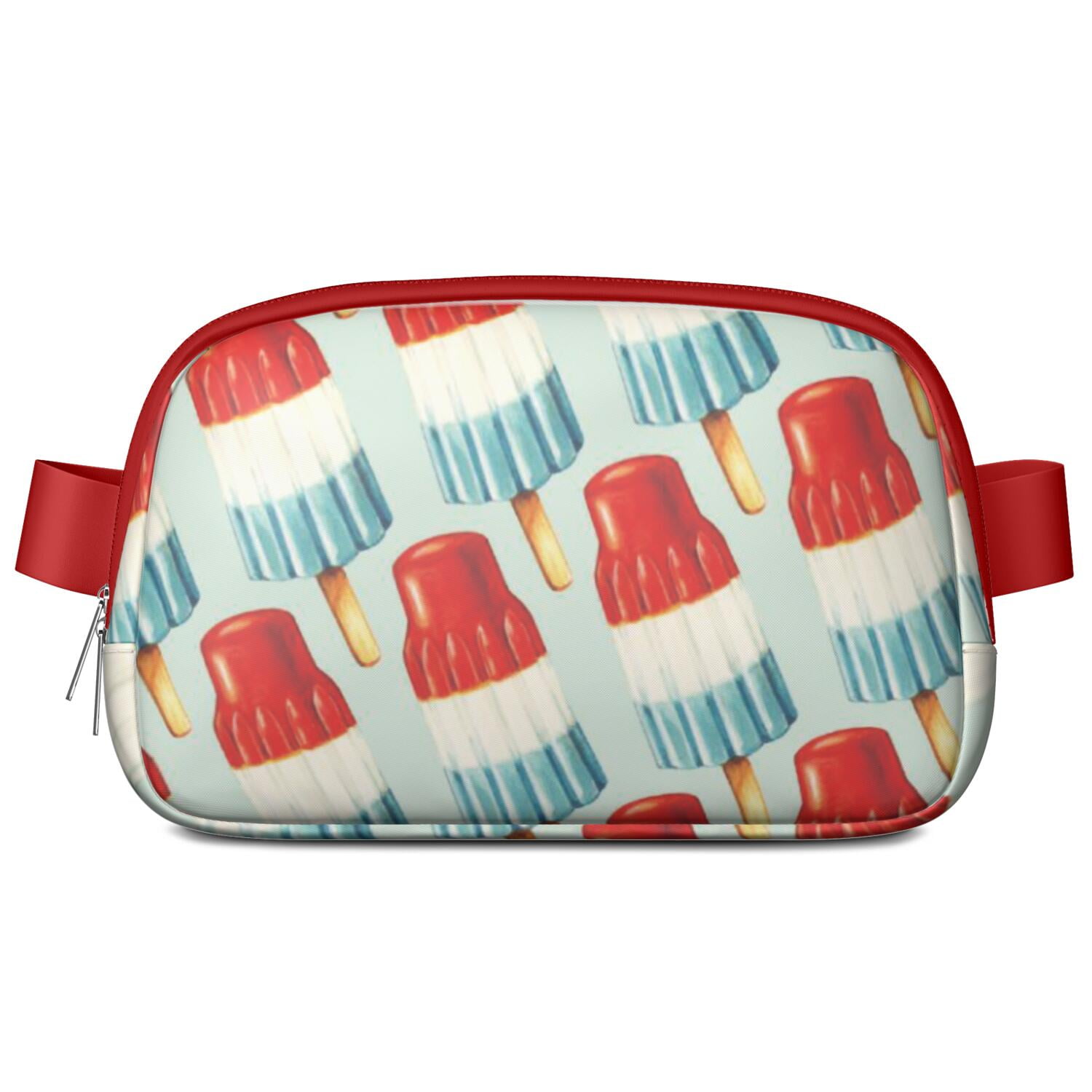 Colorful Ice Cream Waist Pack – Waterproof Fanny Pack with Delicious ...
