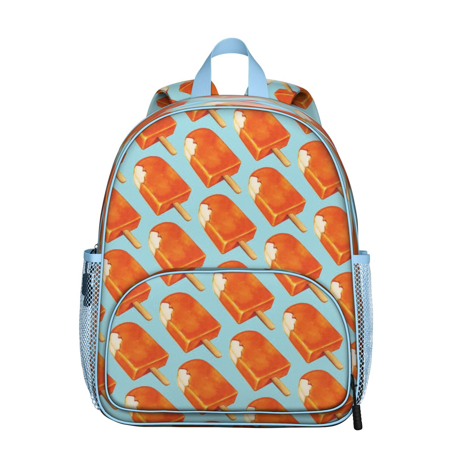 Colorful Ice Cream and Dessert Design Cute Small Backpack for School ...