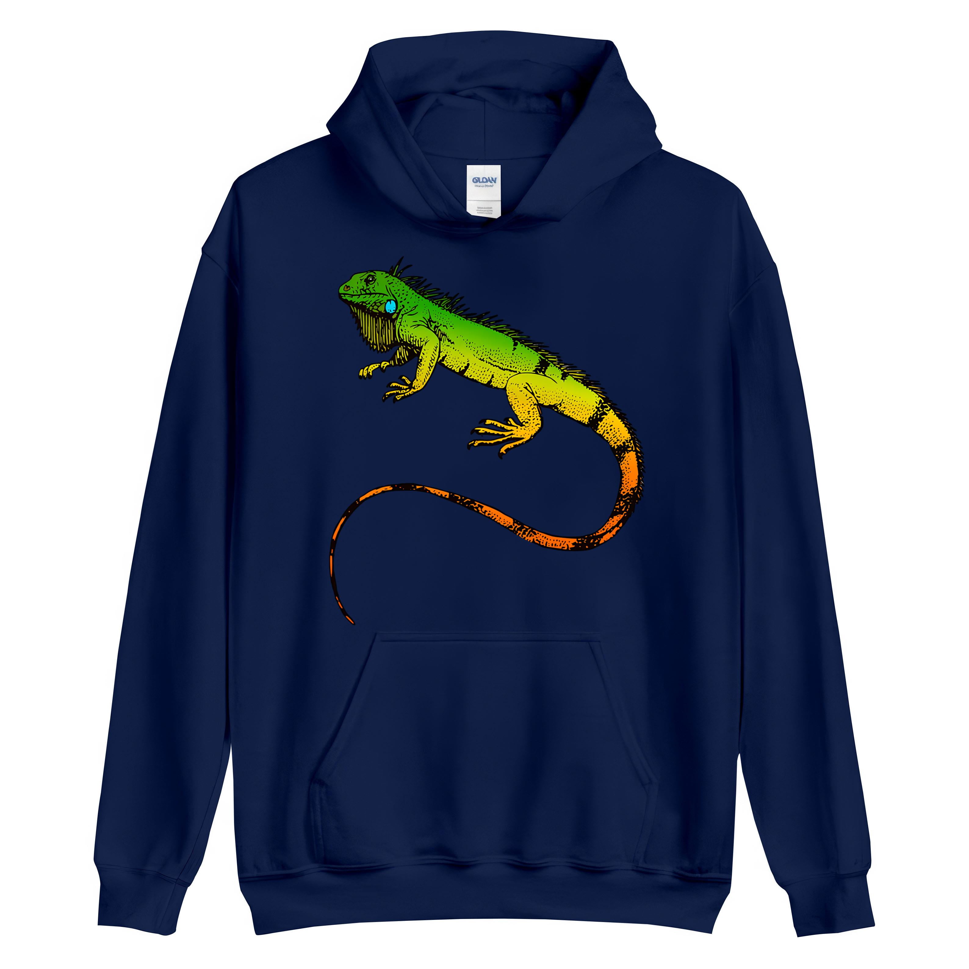 Colorful Iguana Graphic Shirt Stunning Lizard Tee Unisex Apparel-TT1630 ...