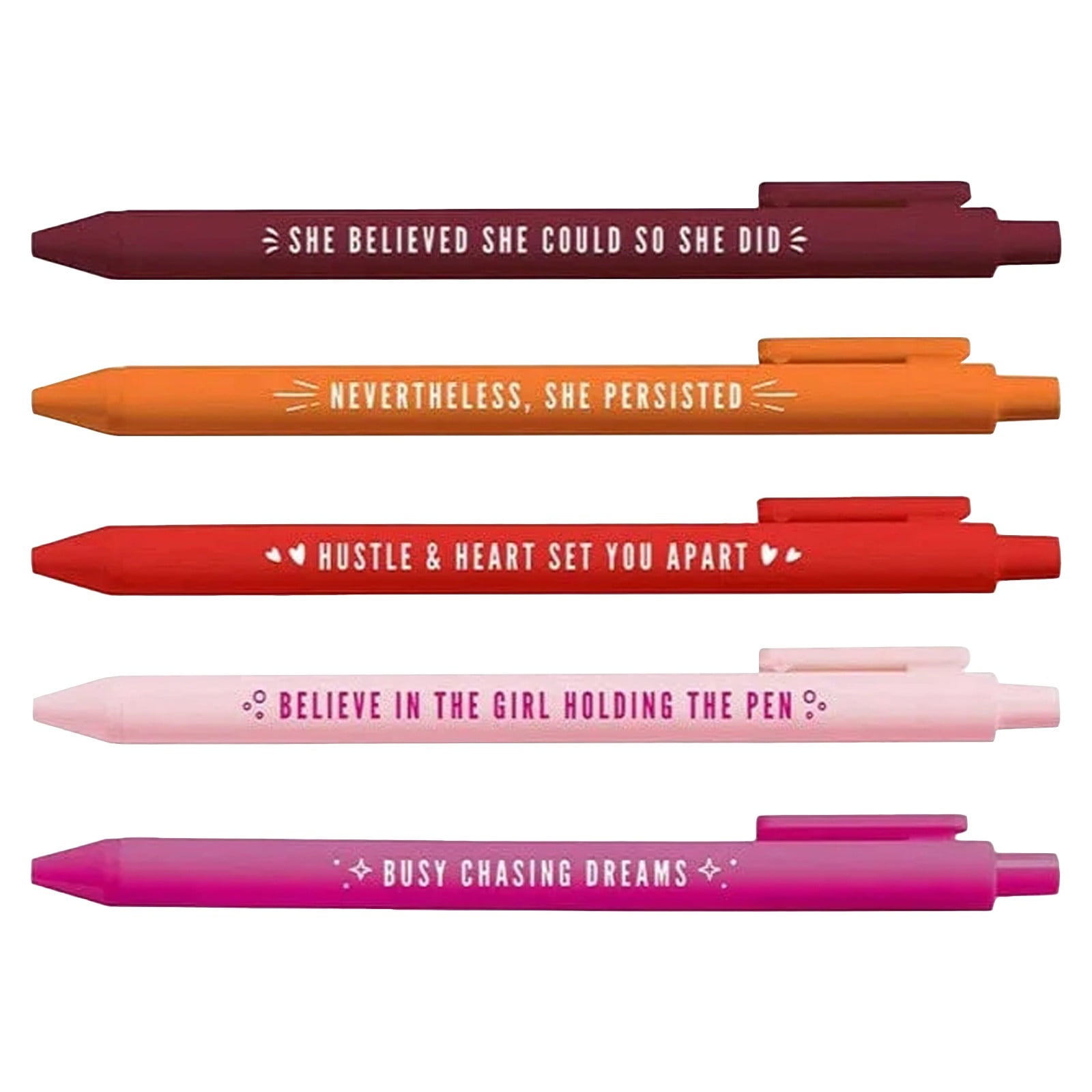 Colorful Inspirational Quote Pens, Medium Point for Writing, Female ...