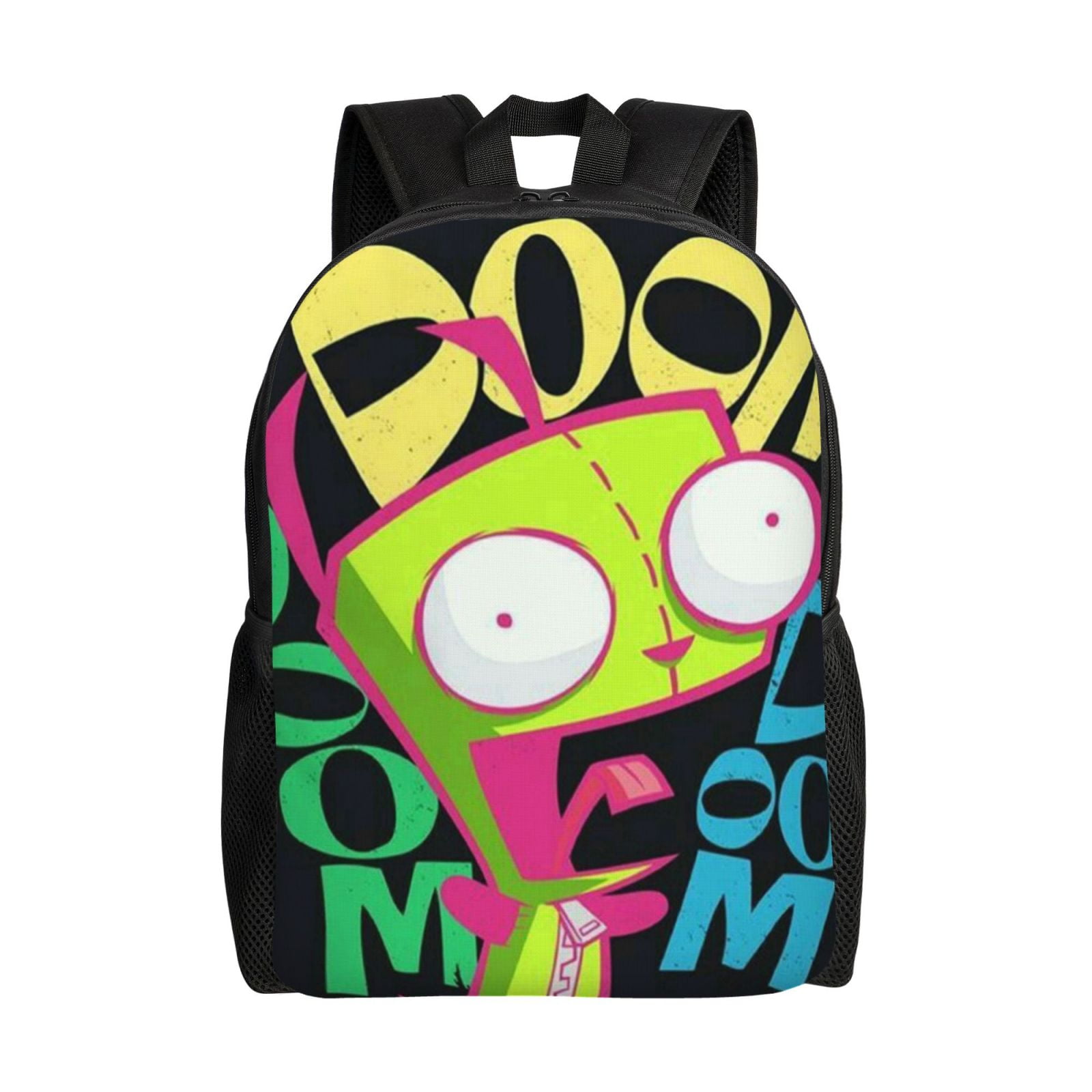 Colorful Invader Zim Backpack Lightweight Unisex Basic Daypack Bookbag ...