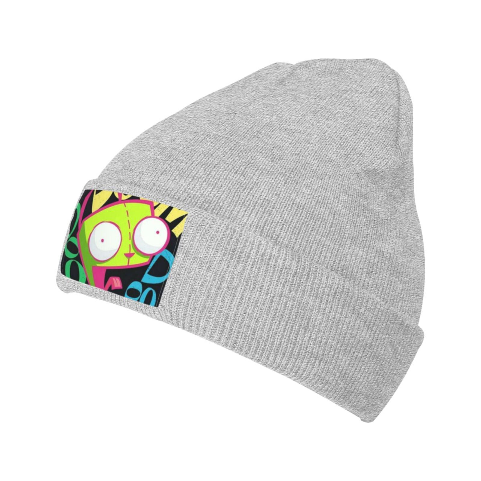 Colorful Invader Zim Stretchable Knitted Beanie Hat Unisex Hat Daily ...
