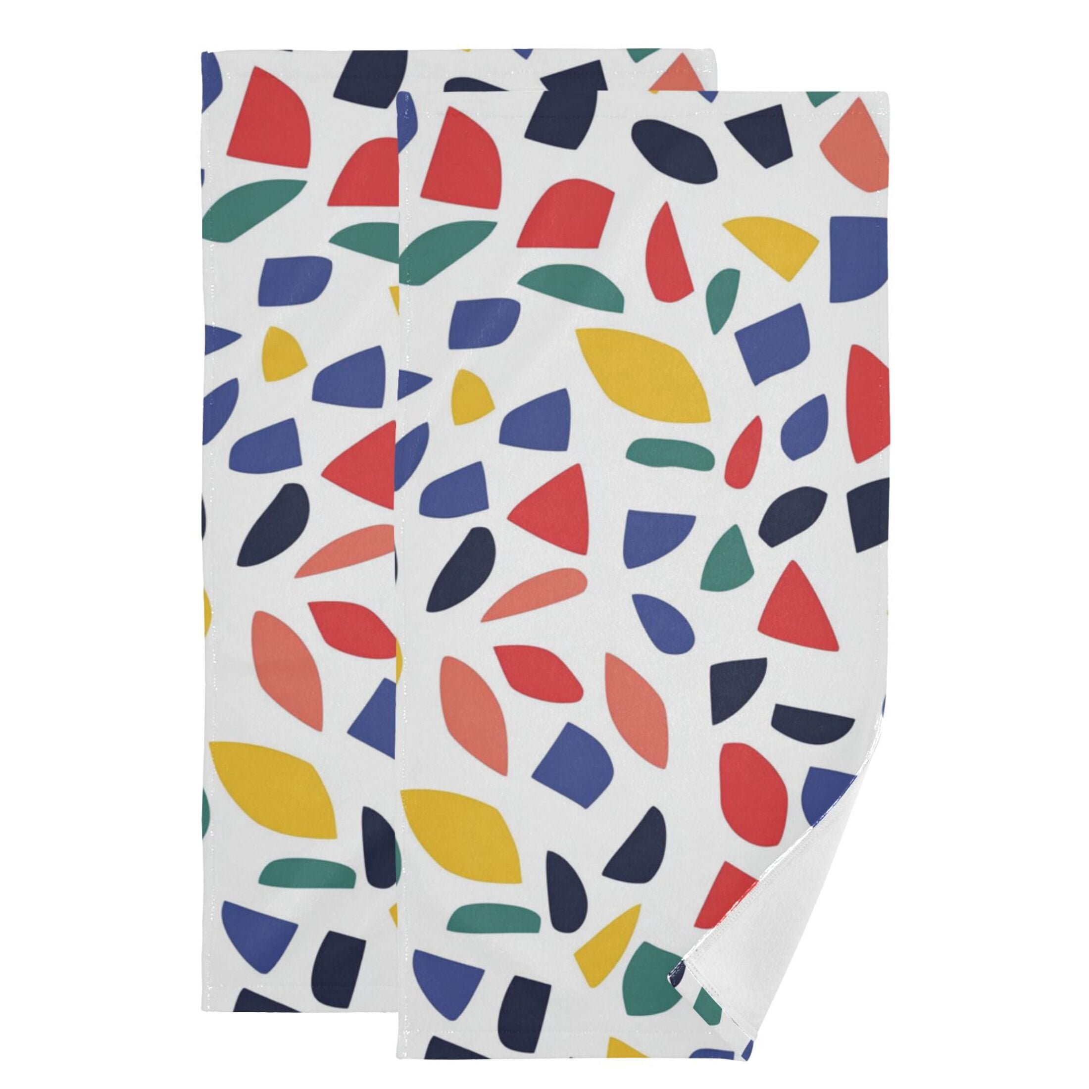 Colorful Irregular Patterns Hand Towel Absorbent Bath Towels for ...