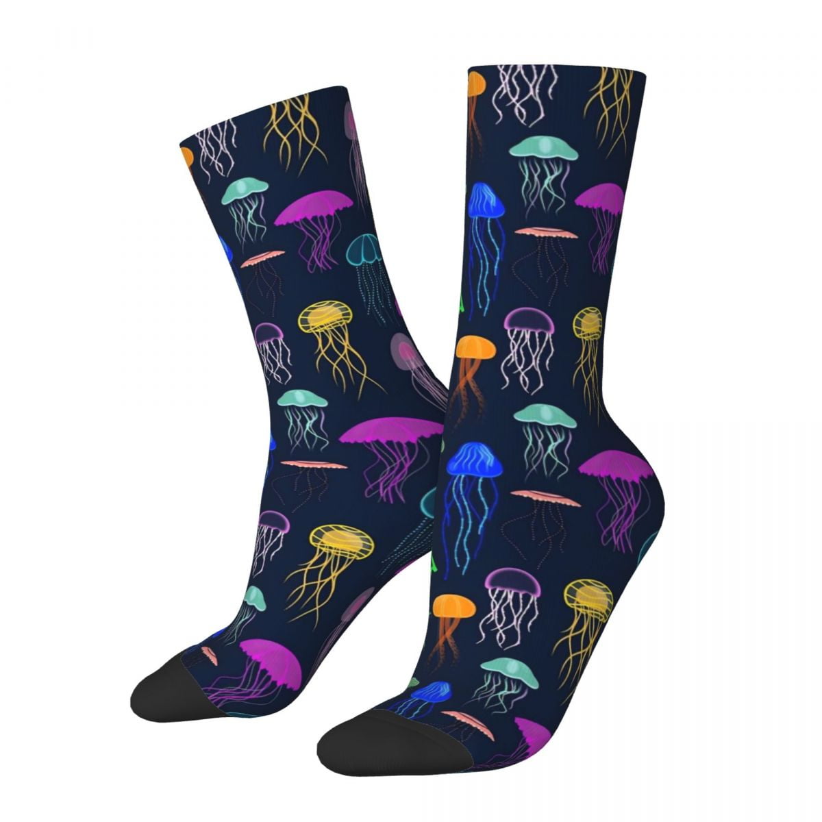 Colorful Jellies Stockings Unisex JellyPrint Socks Soft Breathable ...