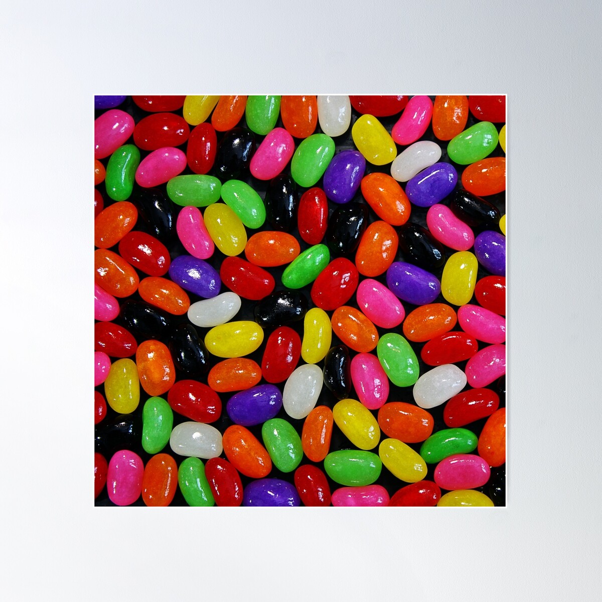 Colorful Jelly Beans Poster Wall Art, Modern Wall Decor For Living Room ...