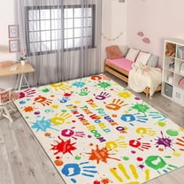 TWINNIS ABC Learning Play Rug for Kids, Preschool Educational Area ...