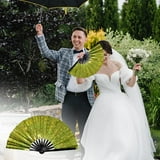 Colorful Kung Fu Fan, 10 Inch Colorful Stripe Kung Fu Fan for Dance ...