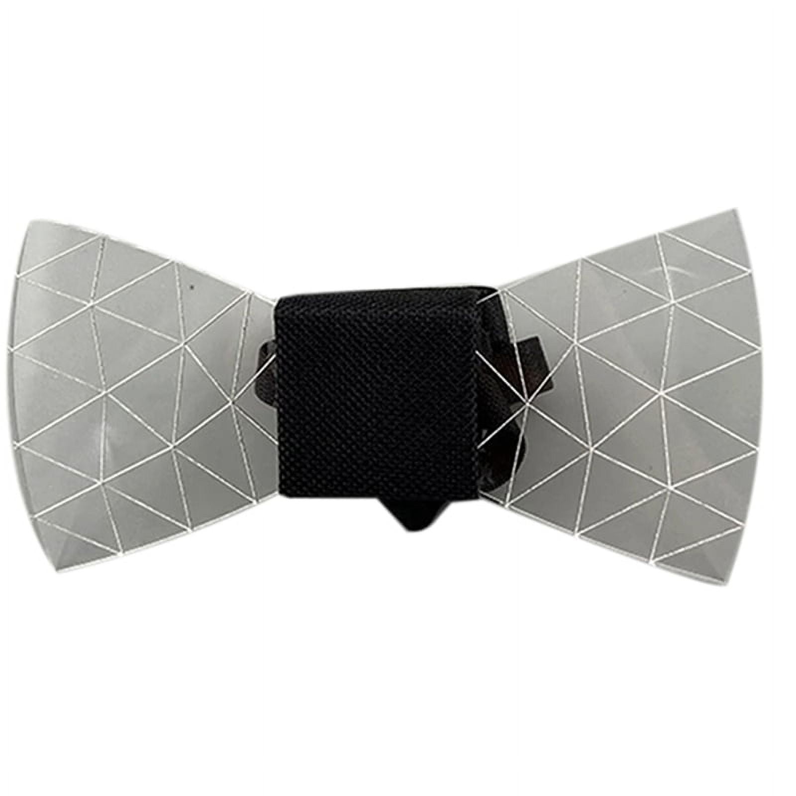 Colorful LED Acrylic Bow Tie Change 7 Lighting Colors Men Bow Tie ...