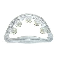 Tambourine Double Row Metal Jingles Bell Hand Held Percussion Half Moon ...
