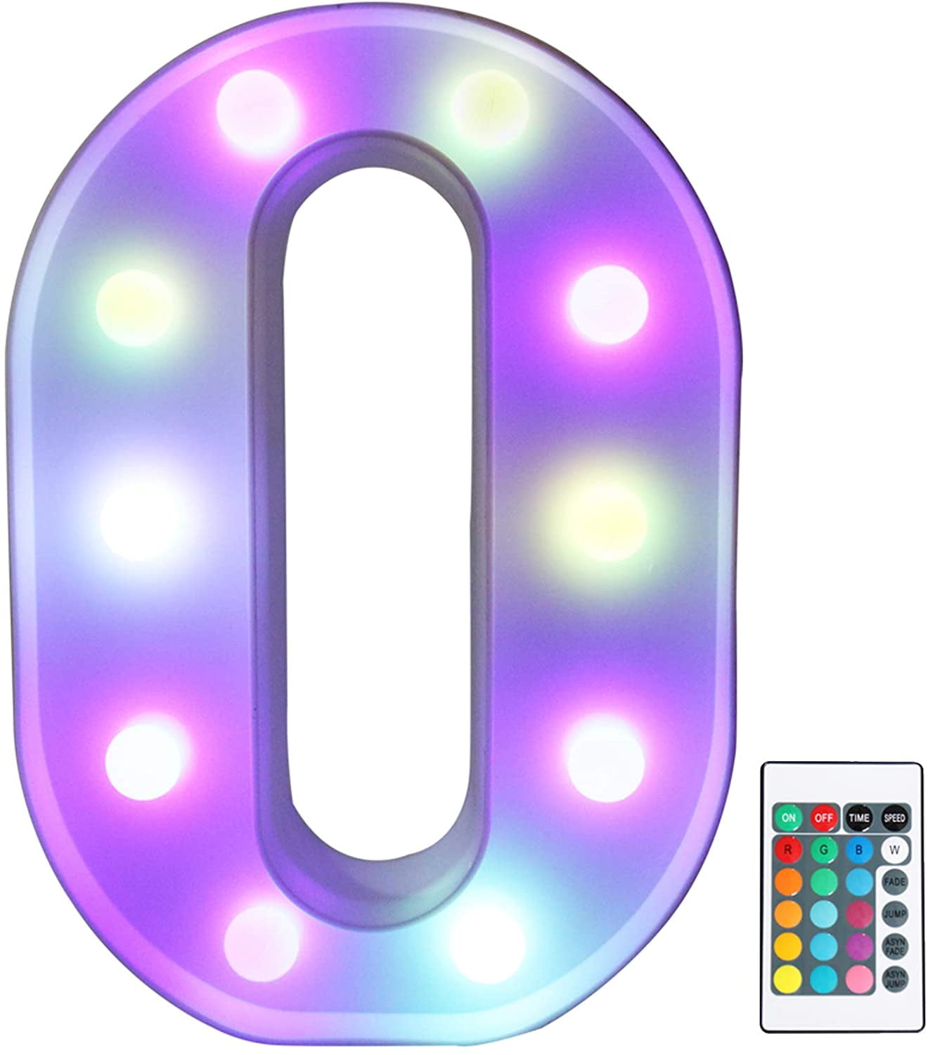 Colorful LED Marquee Letter Lights with Remote \u2013 Light Up Marquee ...