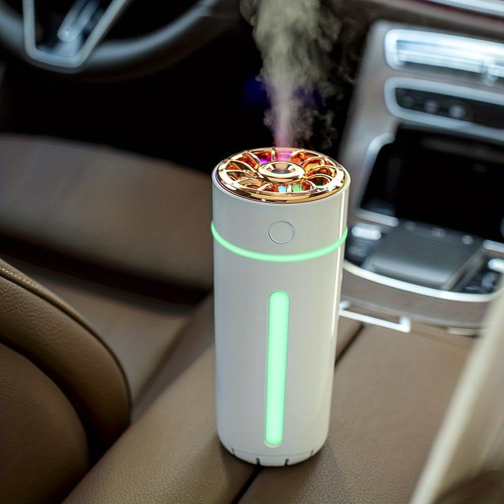 Colorful LED Night Light Ultrasonic Air Humidifier for Home, Car ...