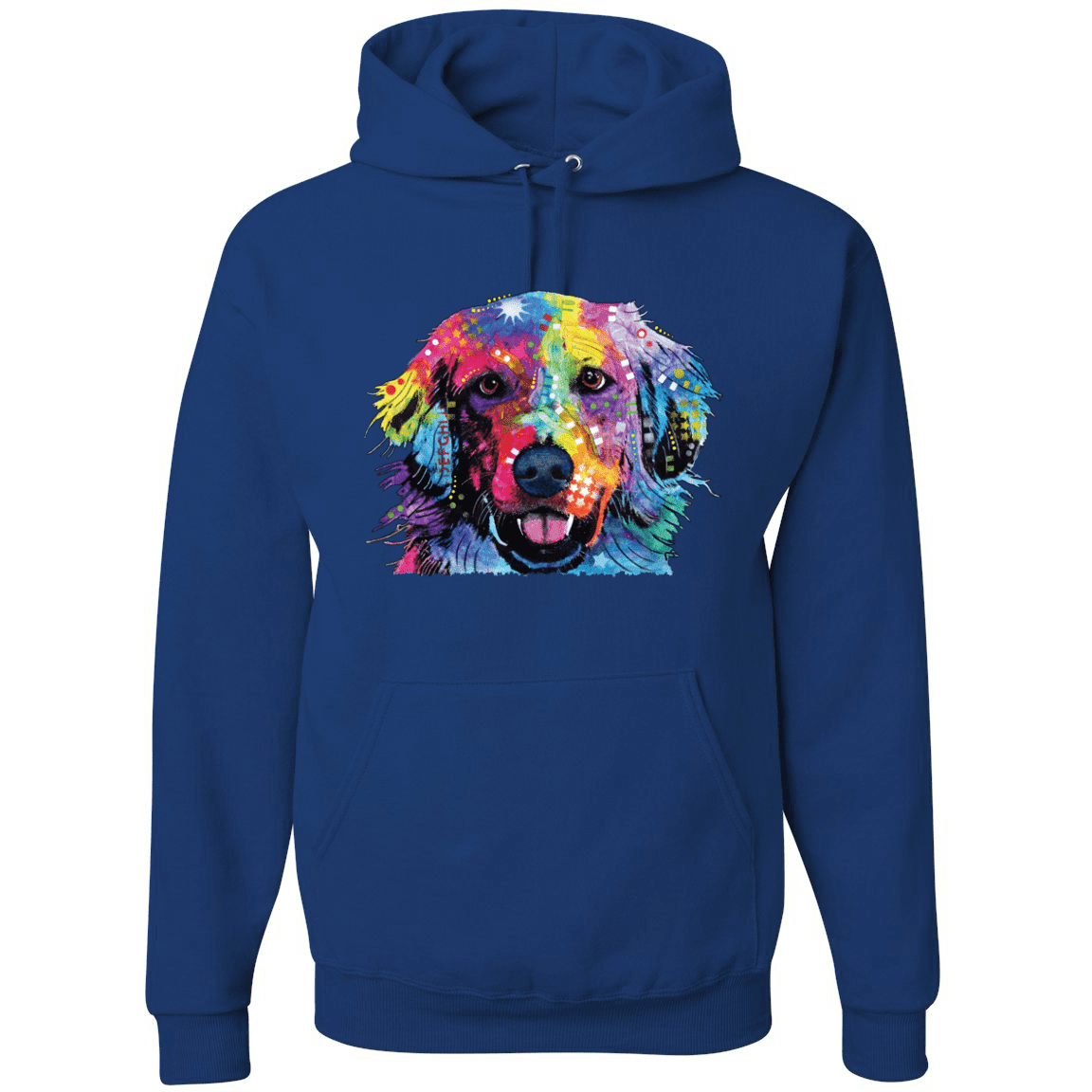 Colorful Labrador Retriever Animal Lover Graphic Hoodie Sweatshirt ...
