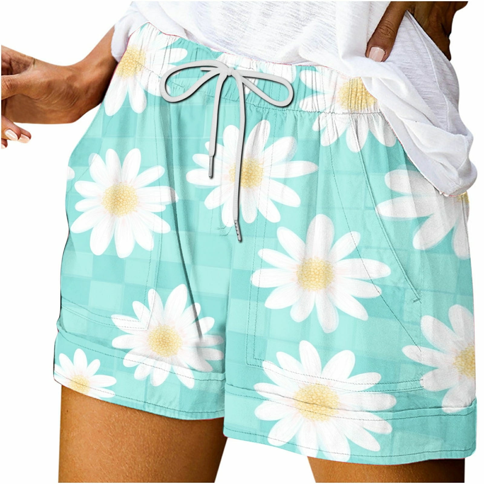 Colorful Lace Spandex for Women Fall Summer Floral Graphic Loose Fit ...