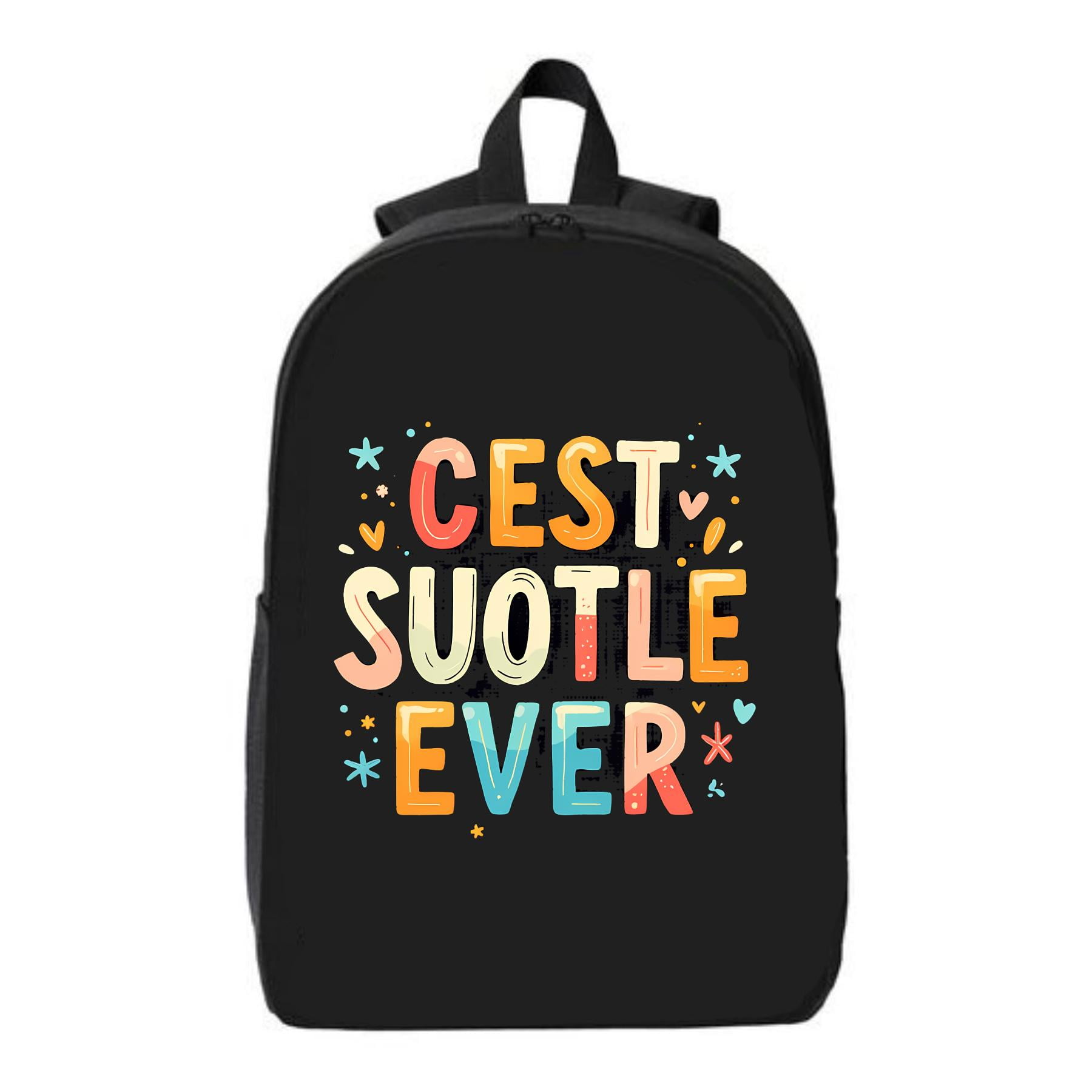 Colorful Laptop Backpack for College & Travel - Features ' CEST SUUTE ...