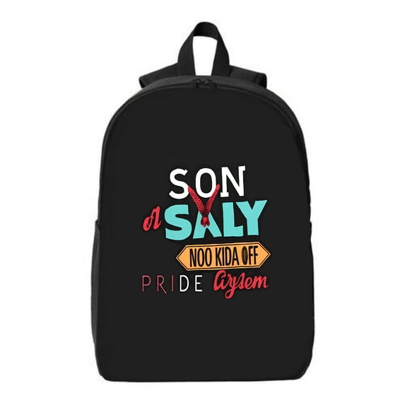 Colorful Laptop Backpack for College & Travel - ' SON OF ' Design with ...