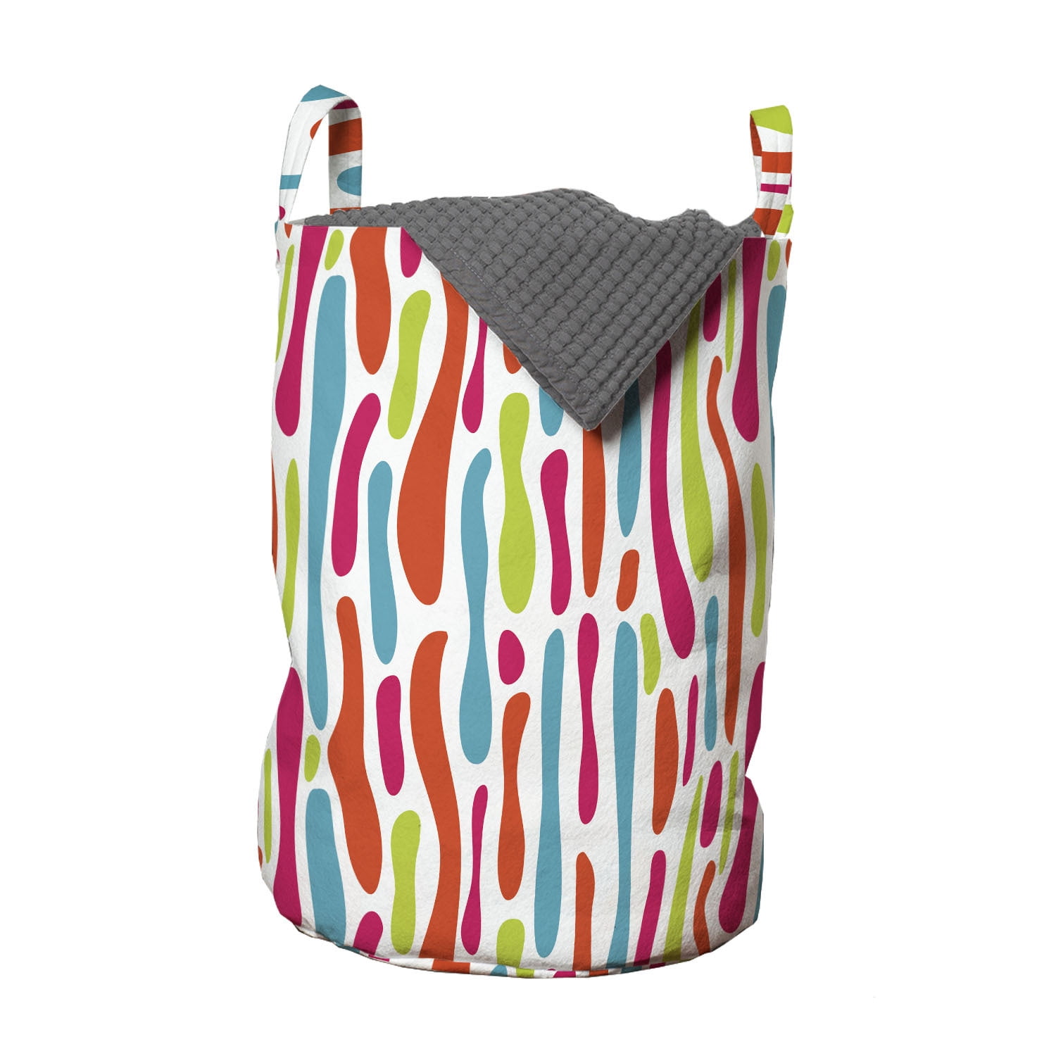 Colorful Laundry Bag, Abstract Formless Color Spots Imagination Design ...