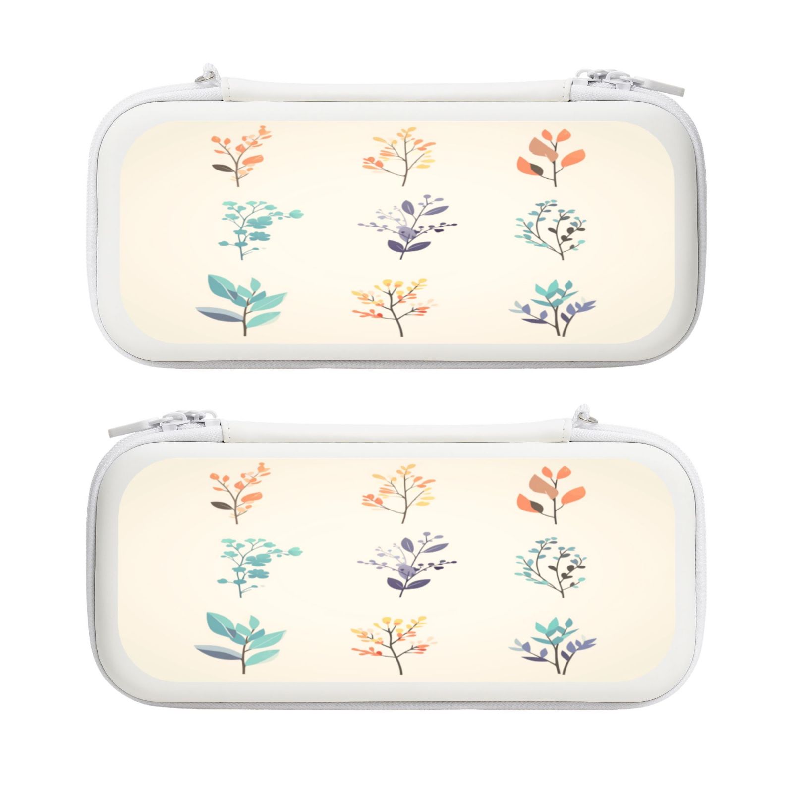 Colorful Leaf Vibrant Illustration, Carrying Case For Nintendo Switch ...