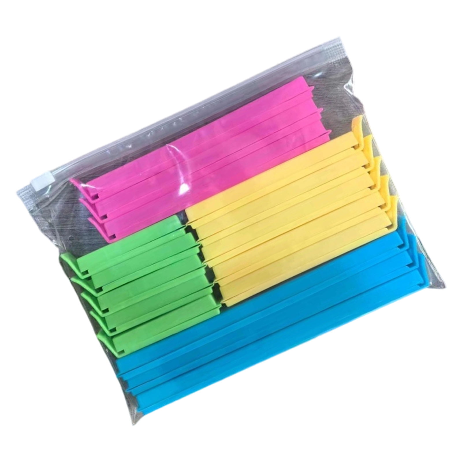 Colorful Leak Proof Snacks Bag Clamps 12/16Pcs Effective Storage Clip ...