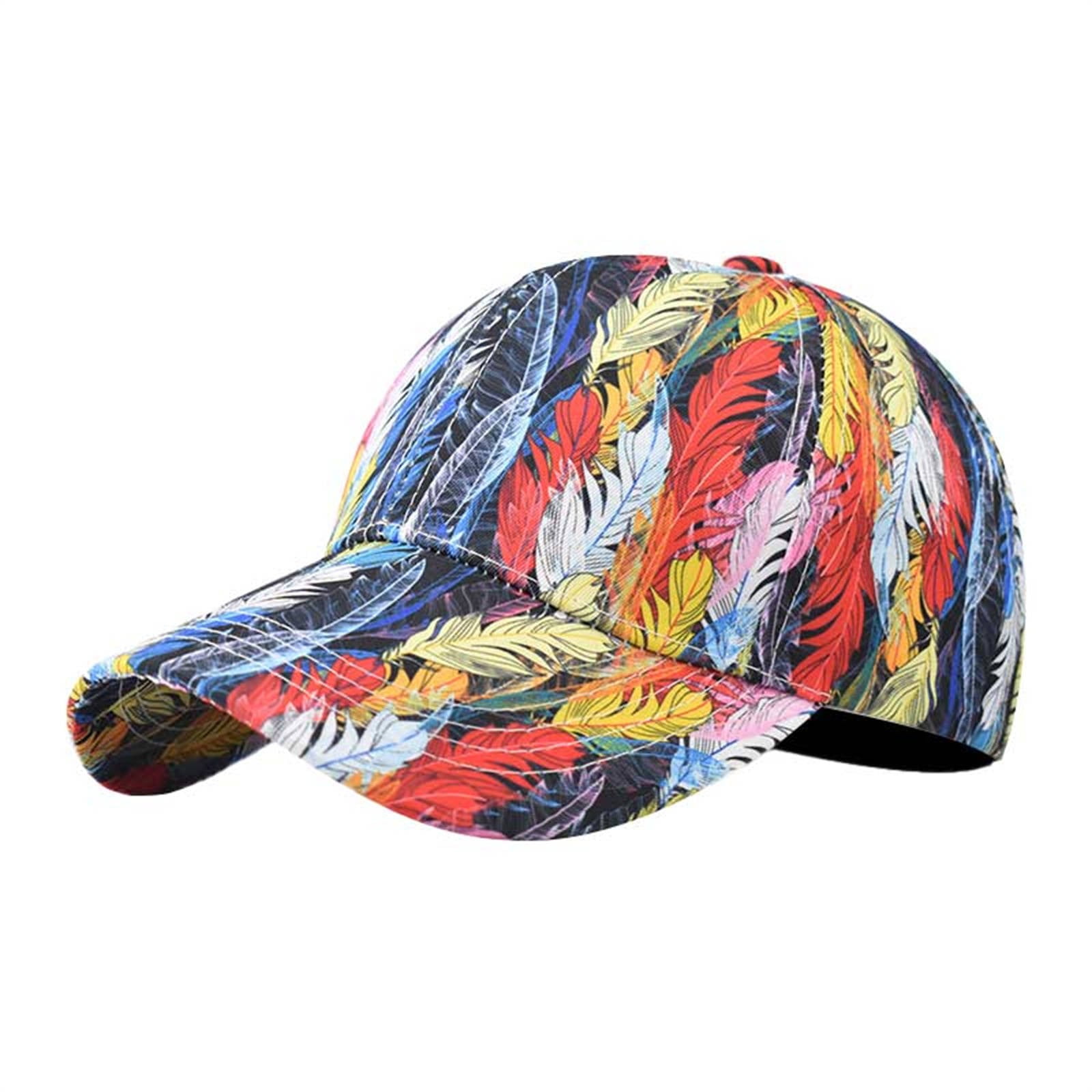 Colorful Leaves Embroidery Solid Color Duck Hat Trend Personality ...