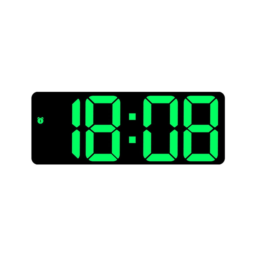 Colorful Led Electronic Alarm Clock 3 Levels Adjustable Brightness Time ...