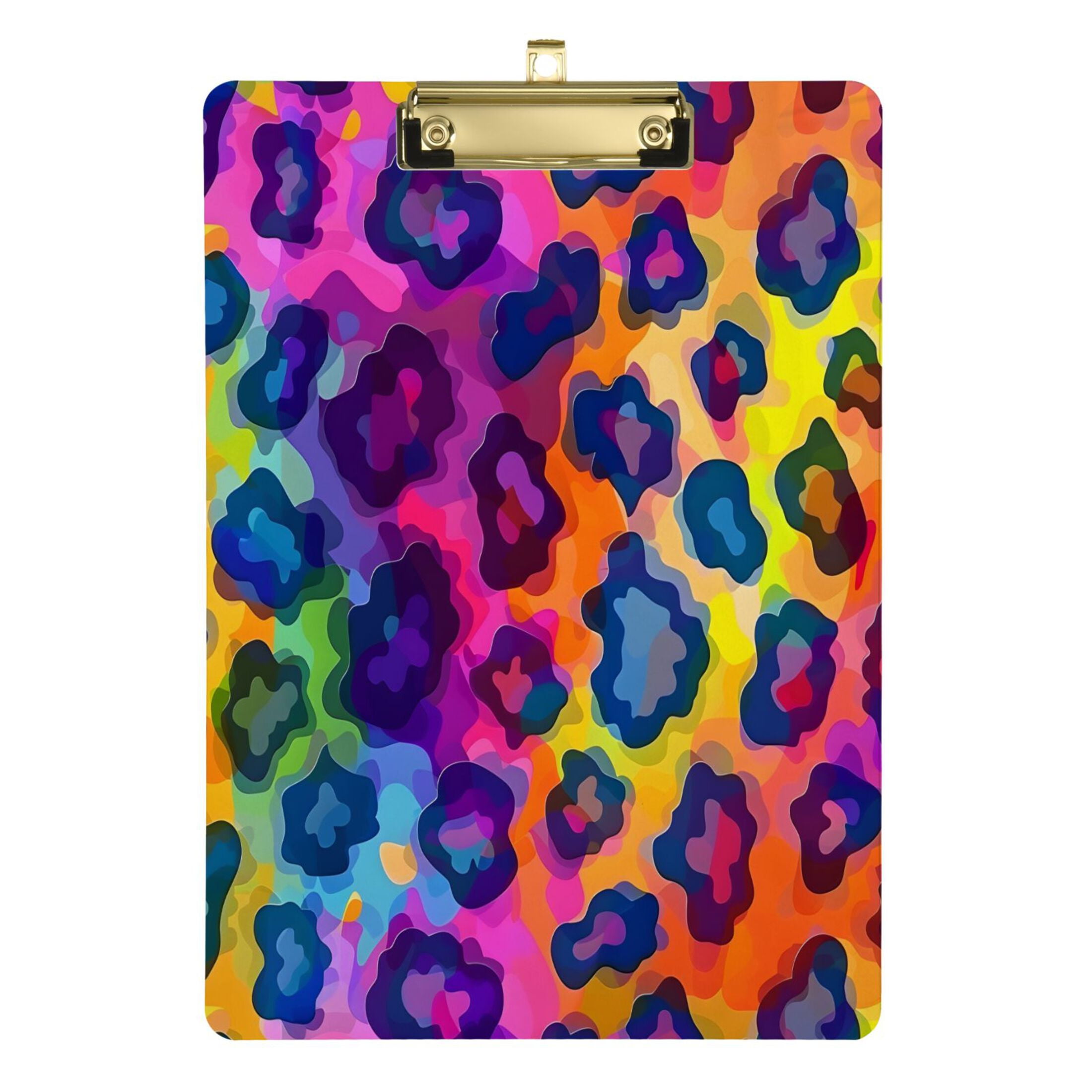 Colorful Leopard Acrylic Clipboards A4 Standard Letter Size Clipboard ...