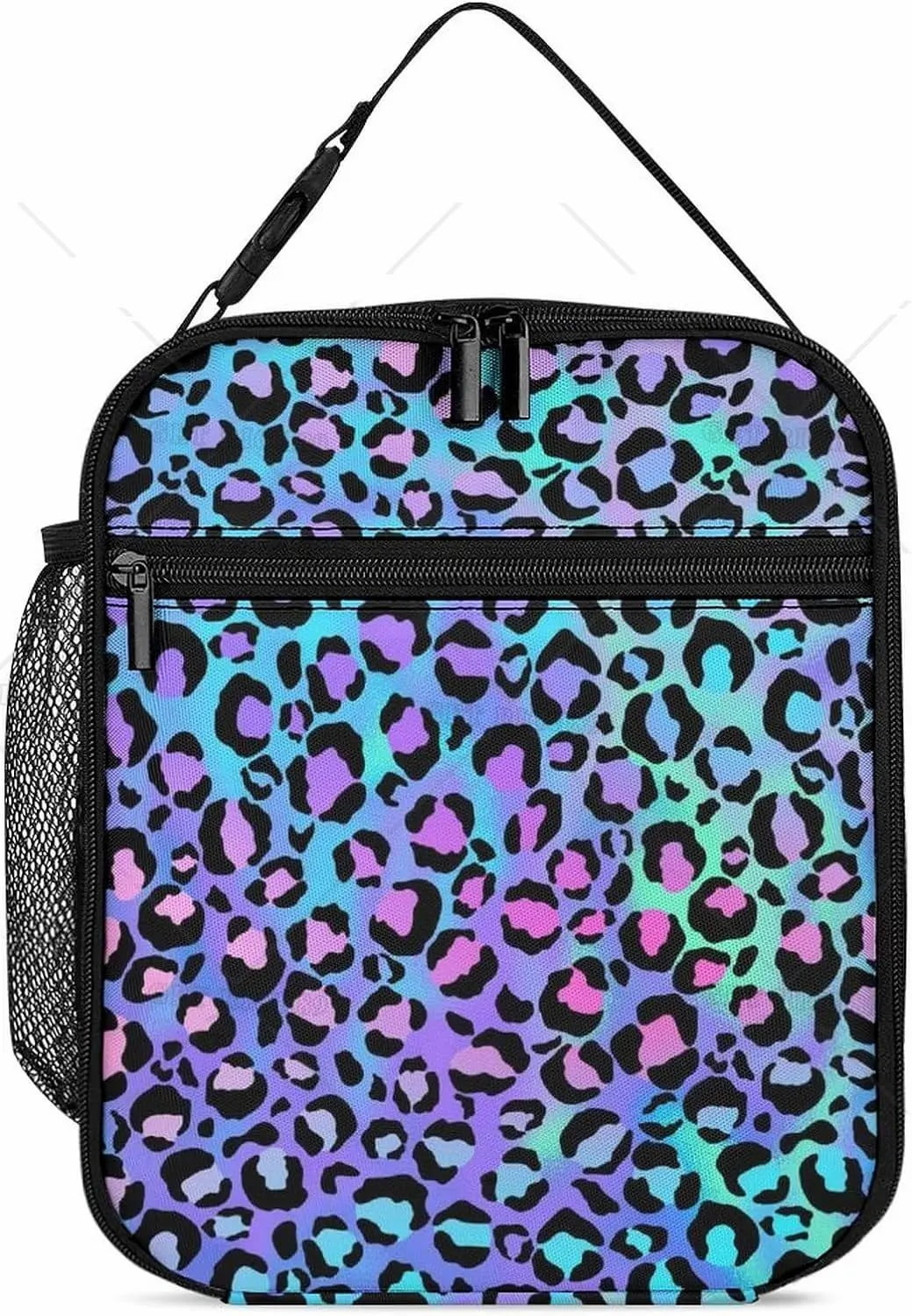 Colorful Leopard Lunch Box - Insulated Lunch Bags for Women/Men ...