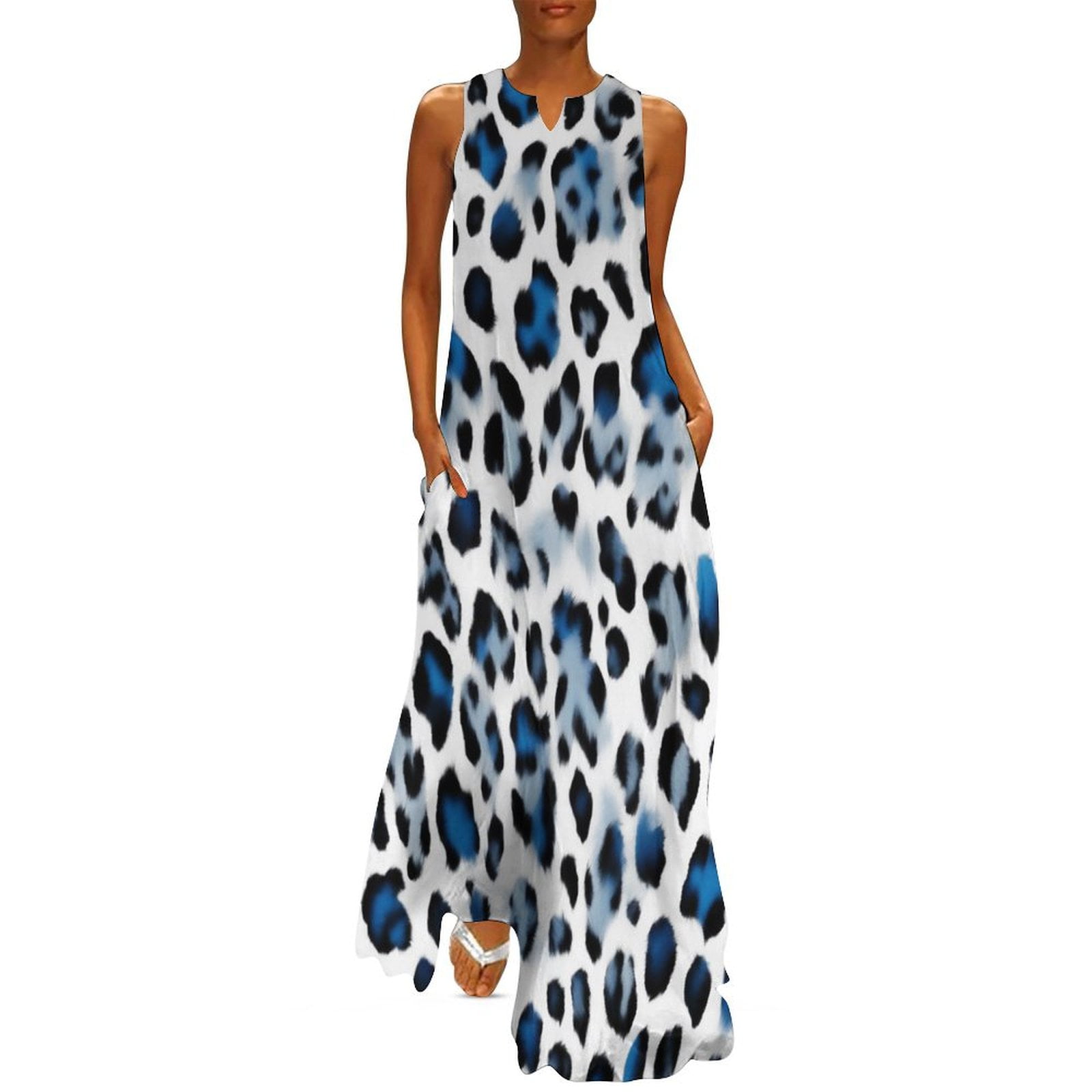 Colorful Leopard Print Dress Elegant Dresses Plus Sizes Dress Summer ...