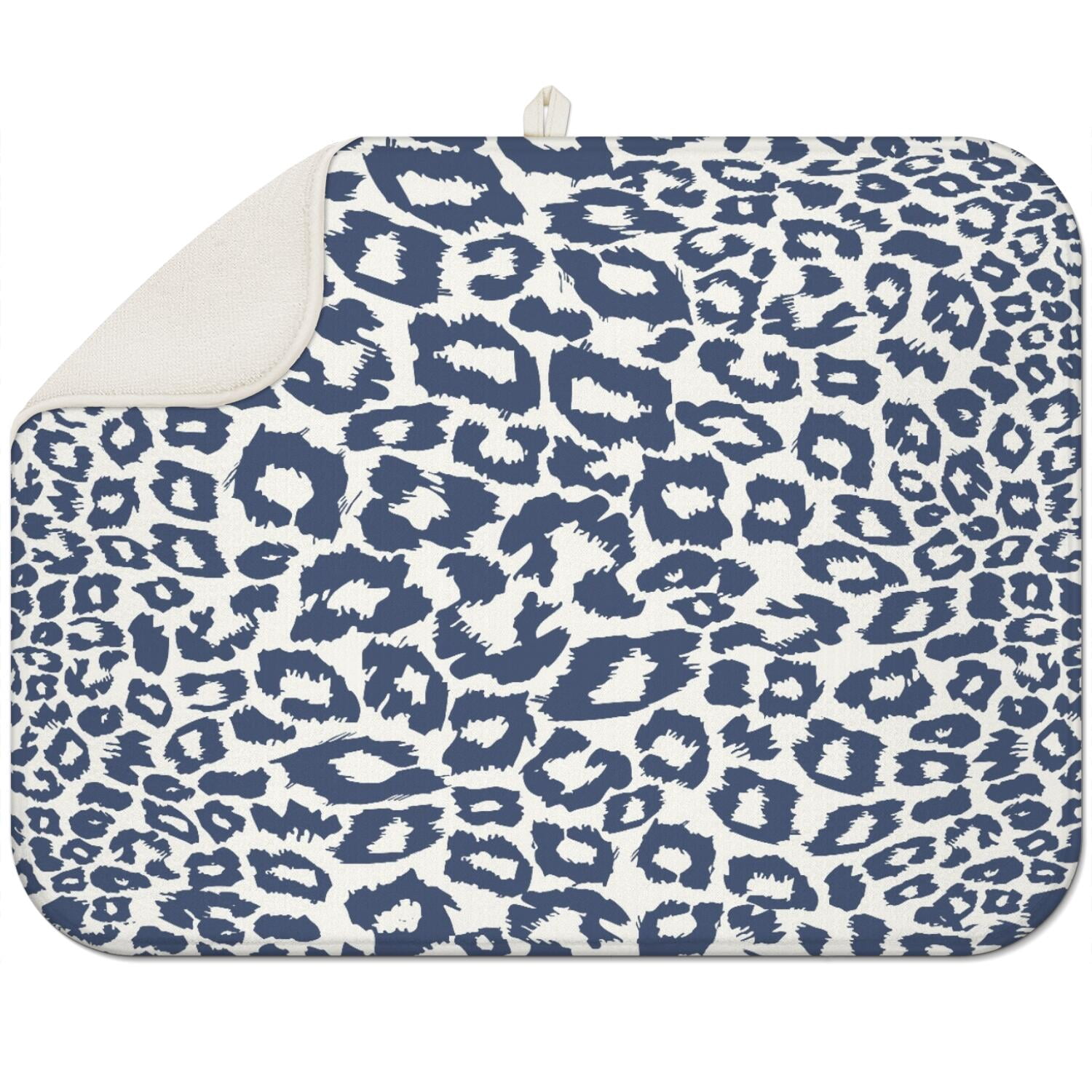 Colorful Leopard Spots Dish Mat – Vibrant Animal Print Design, Modern ...