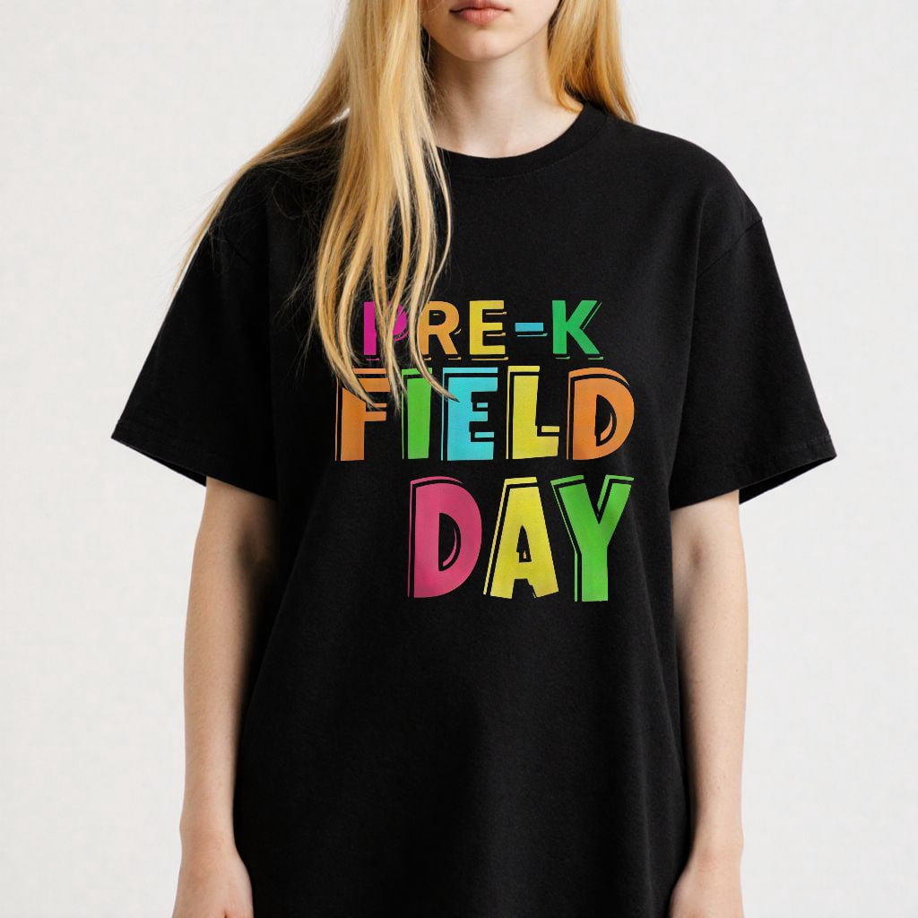Colorful Lettering Graphic for Preschoolers Pre K Field Day Themed ...