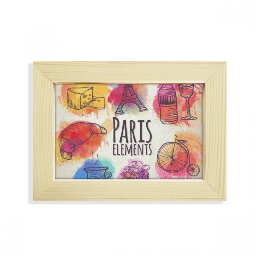 Colorful Life France Eiffel Tower Paris Desktop Decorate Photo Frame ...