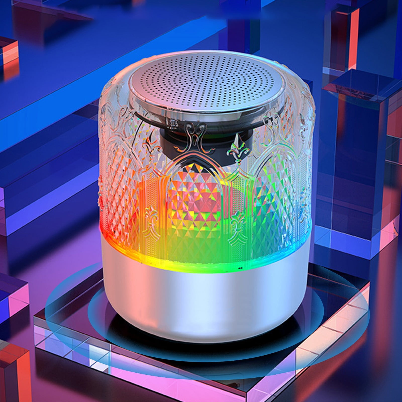 Colorful Light Party Wireless Bluetooth Speaker,Connect to Mobile Phone ...