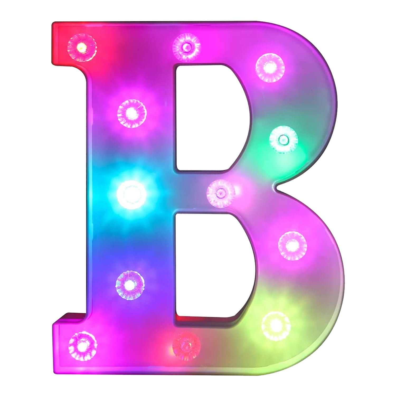 Colorful Light Up Numbers ,Color Changing LED Marquee Number Lights ...