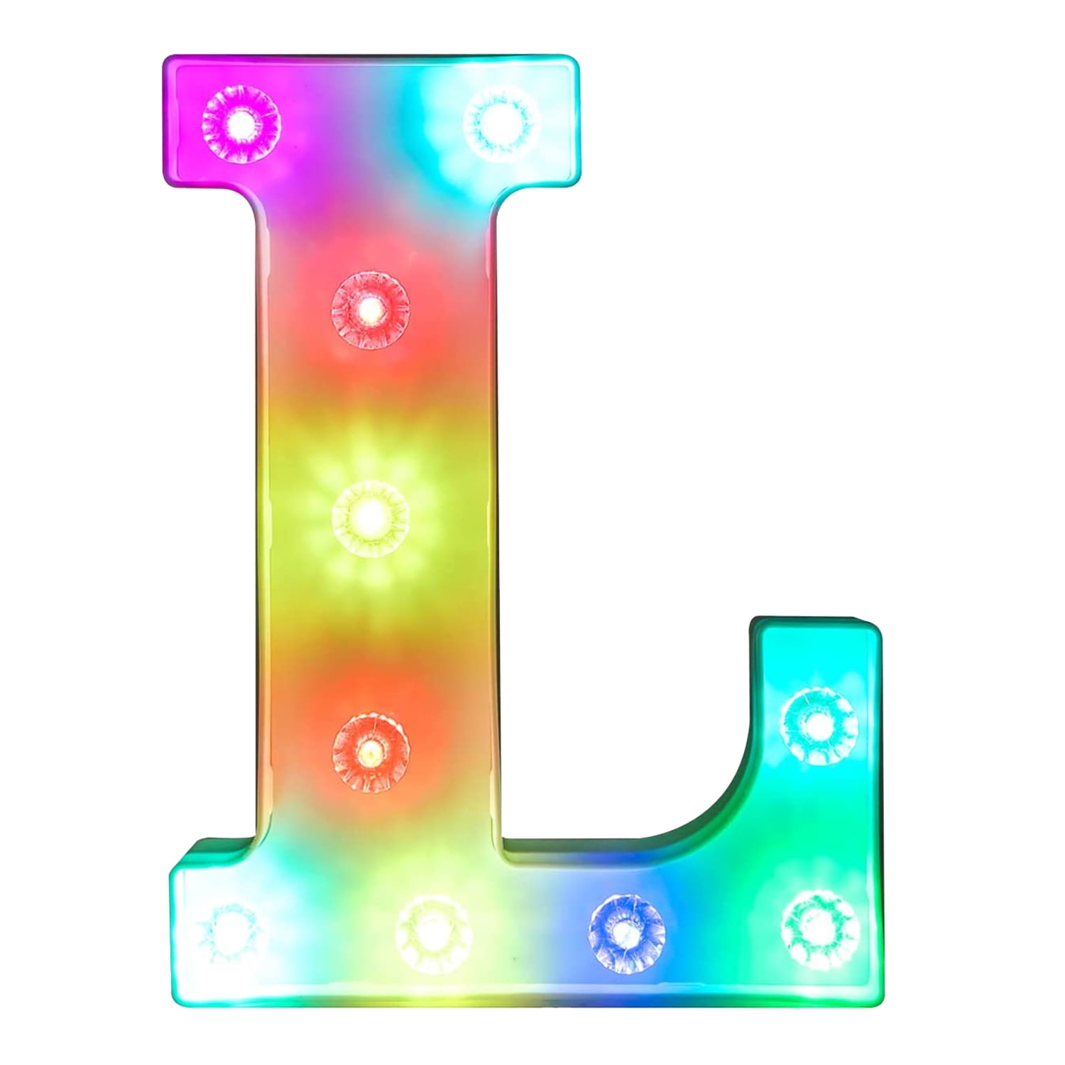 Colorful Light Up Numbers ,Color Changing LED Marquee Number Lights ...