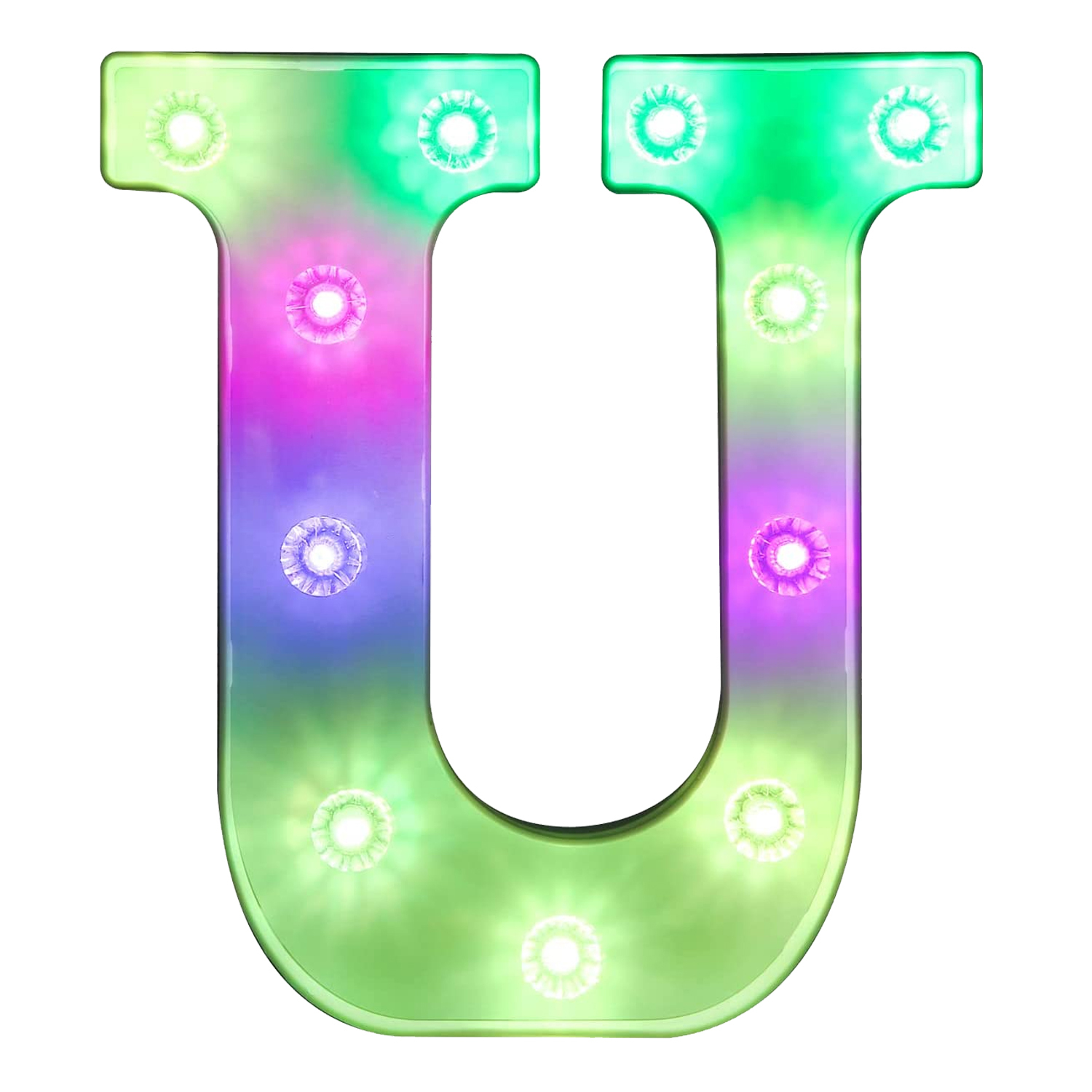 Colorful Light Up Numbers ,Color Changing LED Marquee Number Lights ...