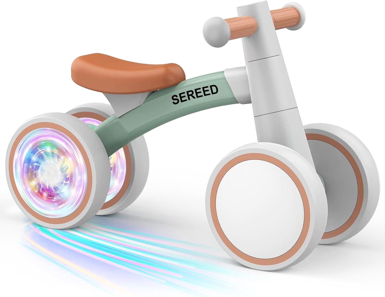 Colorful Lighting Baby Balance Bike, Toys for 1 Year Old Boys Girls, 12 ...