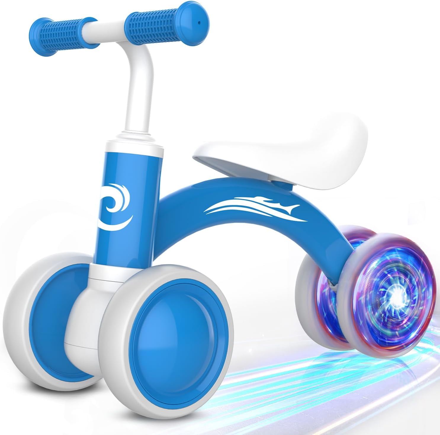 Colorful Lighting Baby Balance Bike Toys for Year Old Girl Gifts, Month ...
